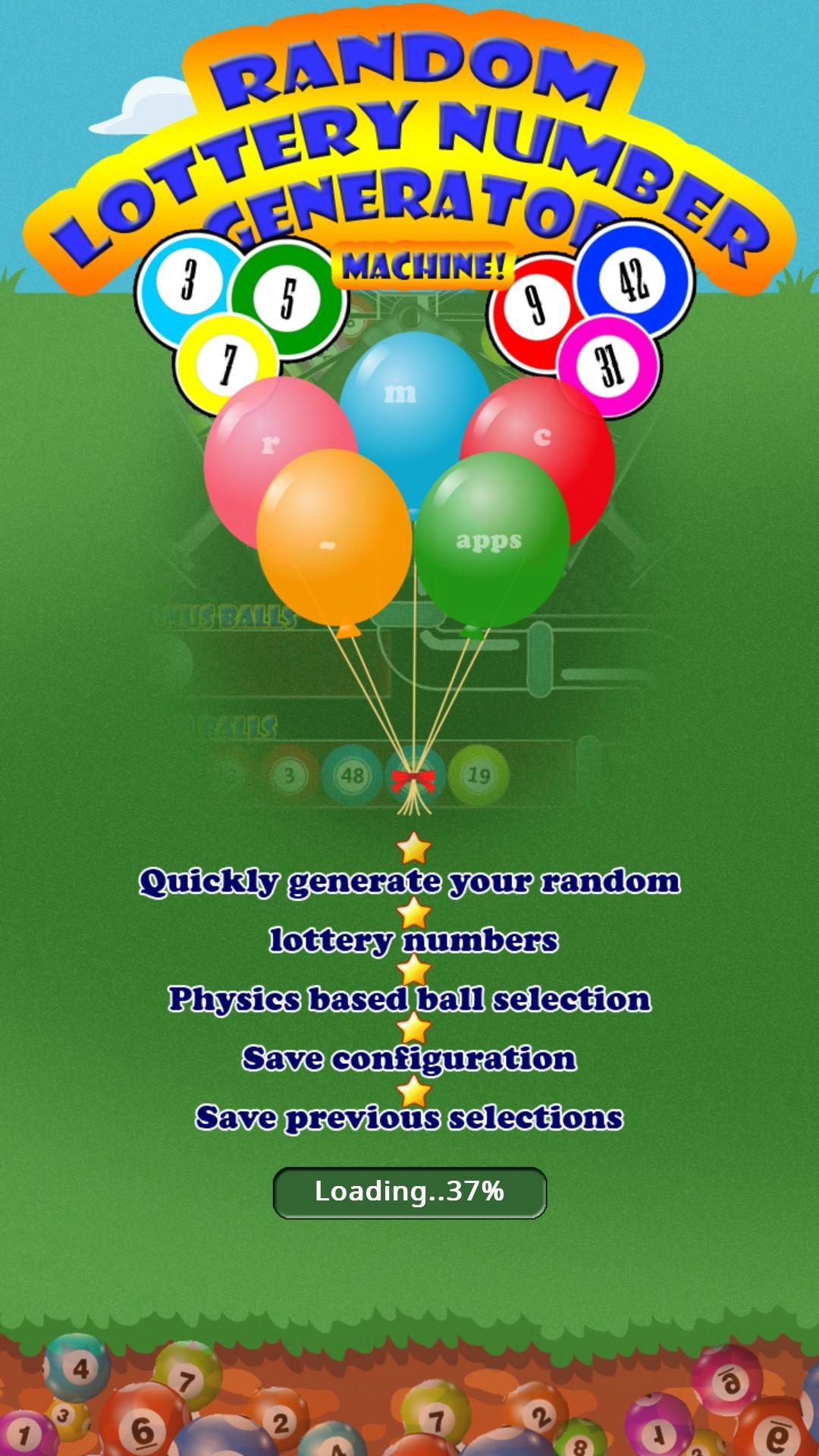 Random Number Generator Lottery