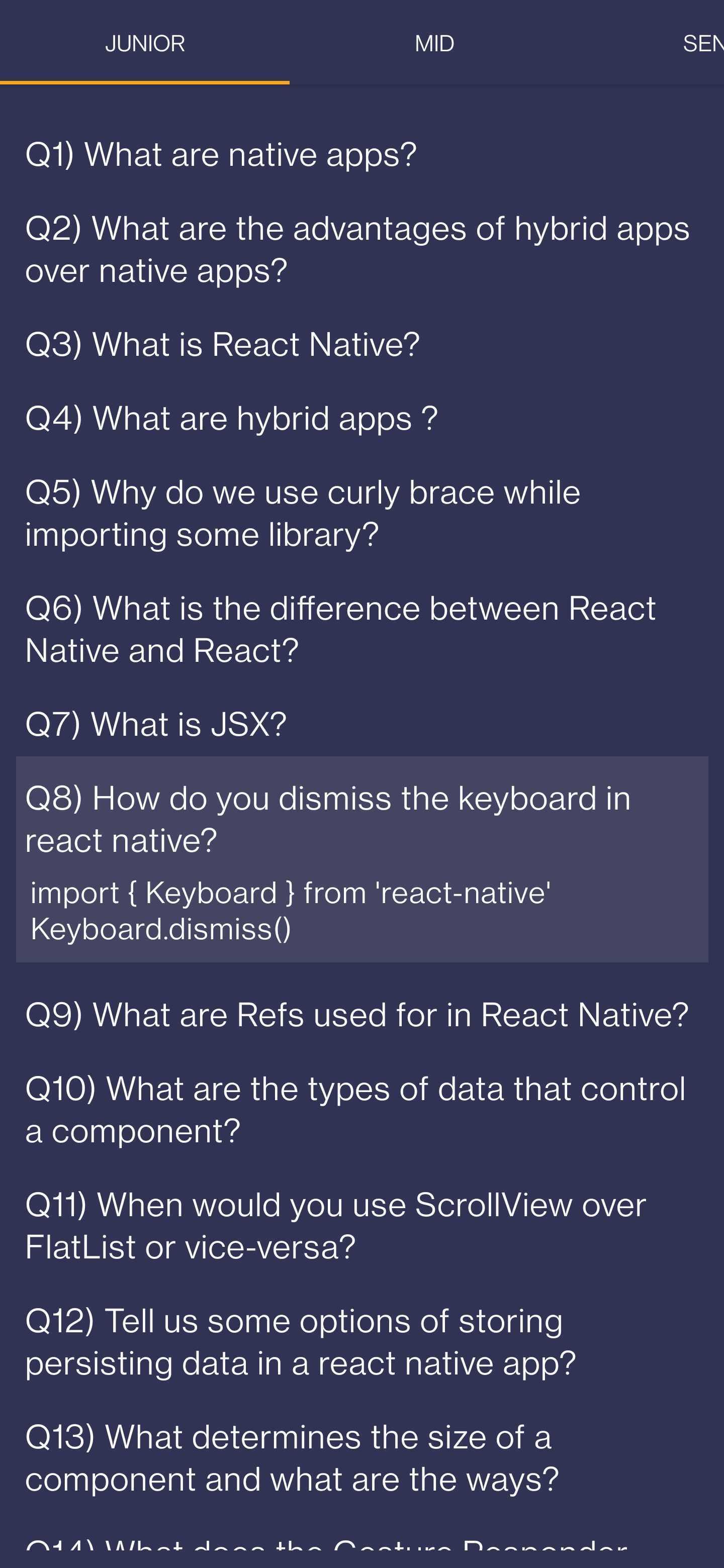 React Native Interview APK for Android Download React Native Interview APK for Android Download
