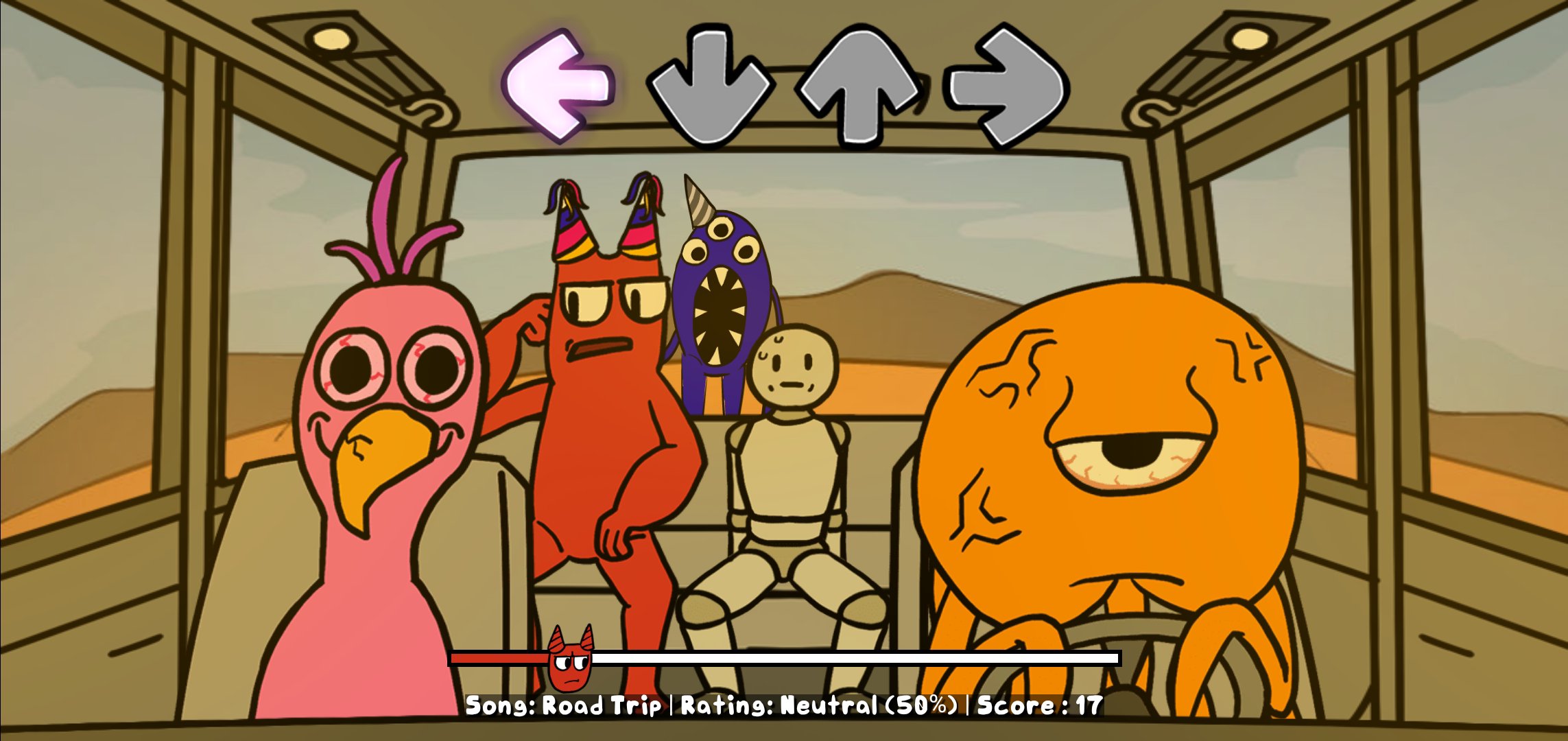 Road Trip of Banban FNF Mod APK for Android Download