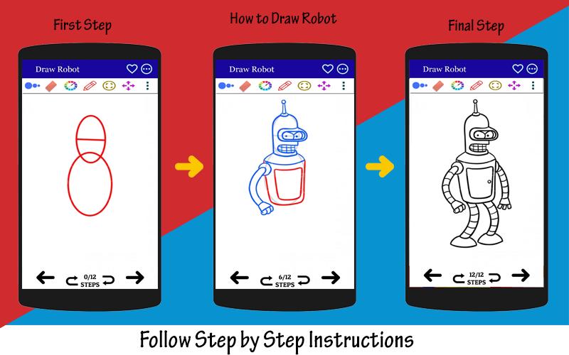 How To Draw Animated Robot Easy Drawing Cho Android T i V APK how-to-draw-animated-robot-easy-drawing-cho-android-t-i-v-apk
