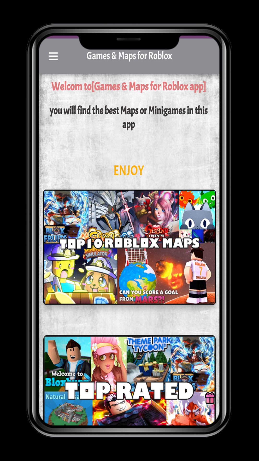 ดาวน์โหลด Games & Maps for Roblox APK สำหรับ Android