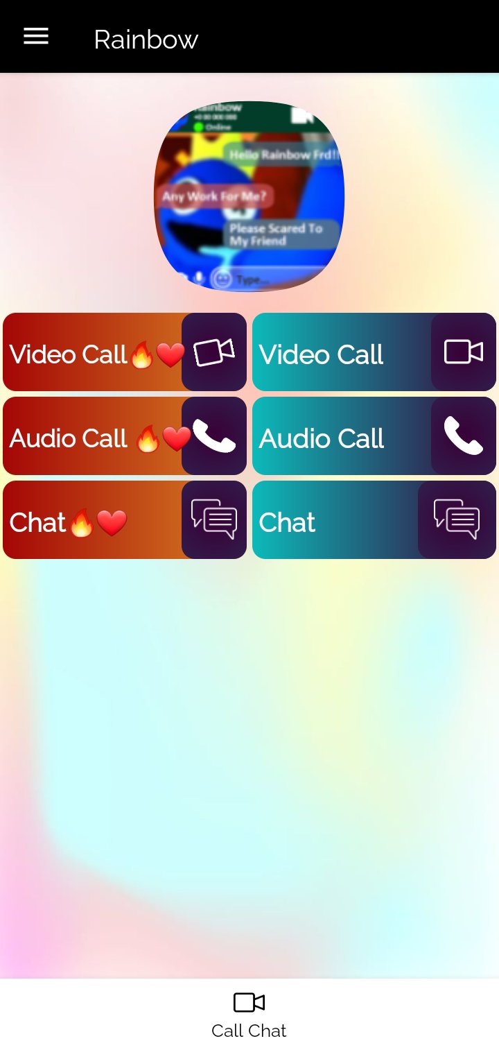 Rainbow friends fake vd call APK for Android Download