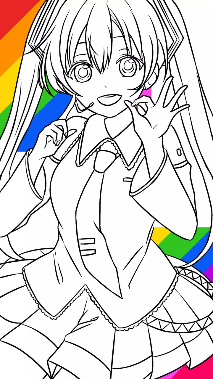 Hatsune Miku Coloring Pages