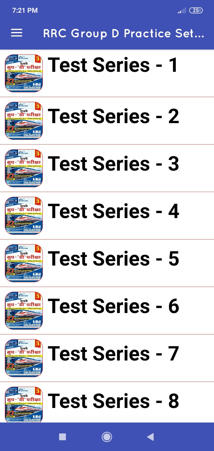 RRC Group D Practice Set Vol 3 APK for Android Download