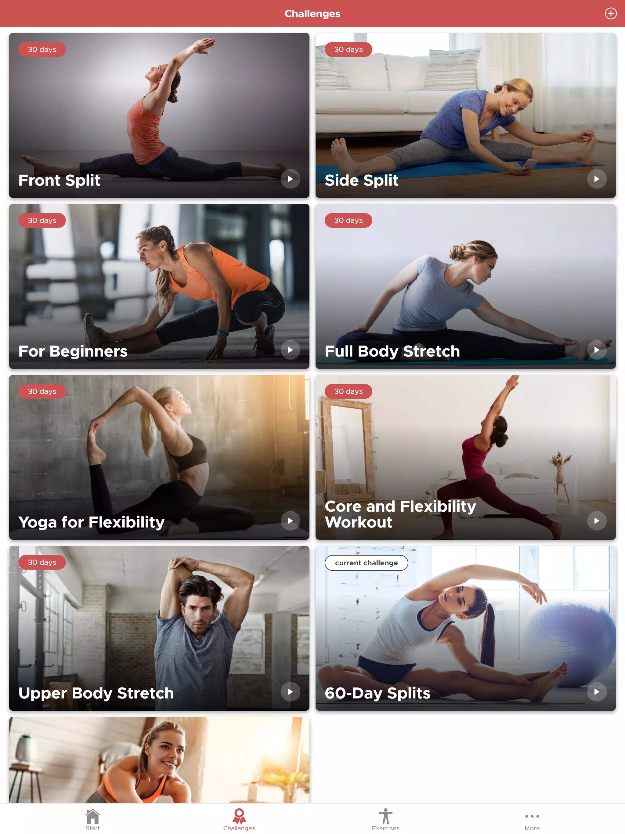 30 Day Split Challenge