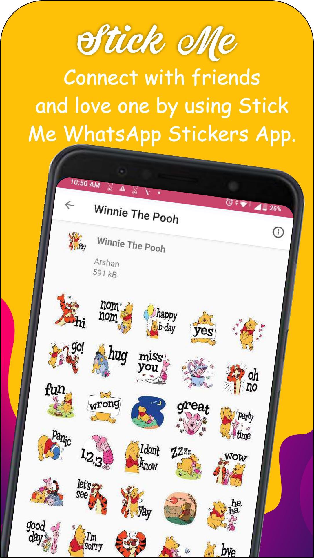 Stick Me : Love & Friendship Stickers For Whatsapp APK per Android Download