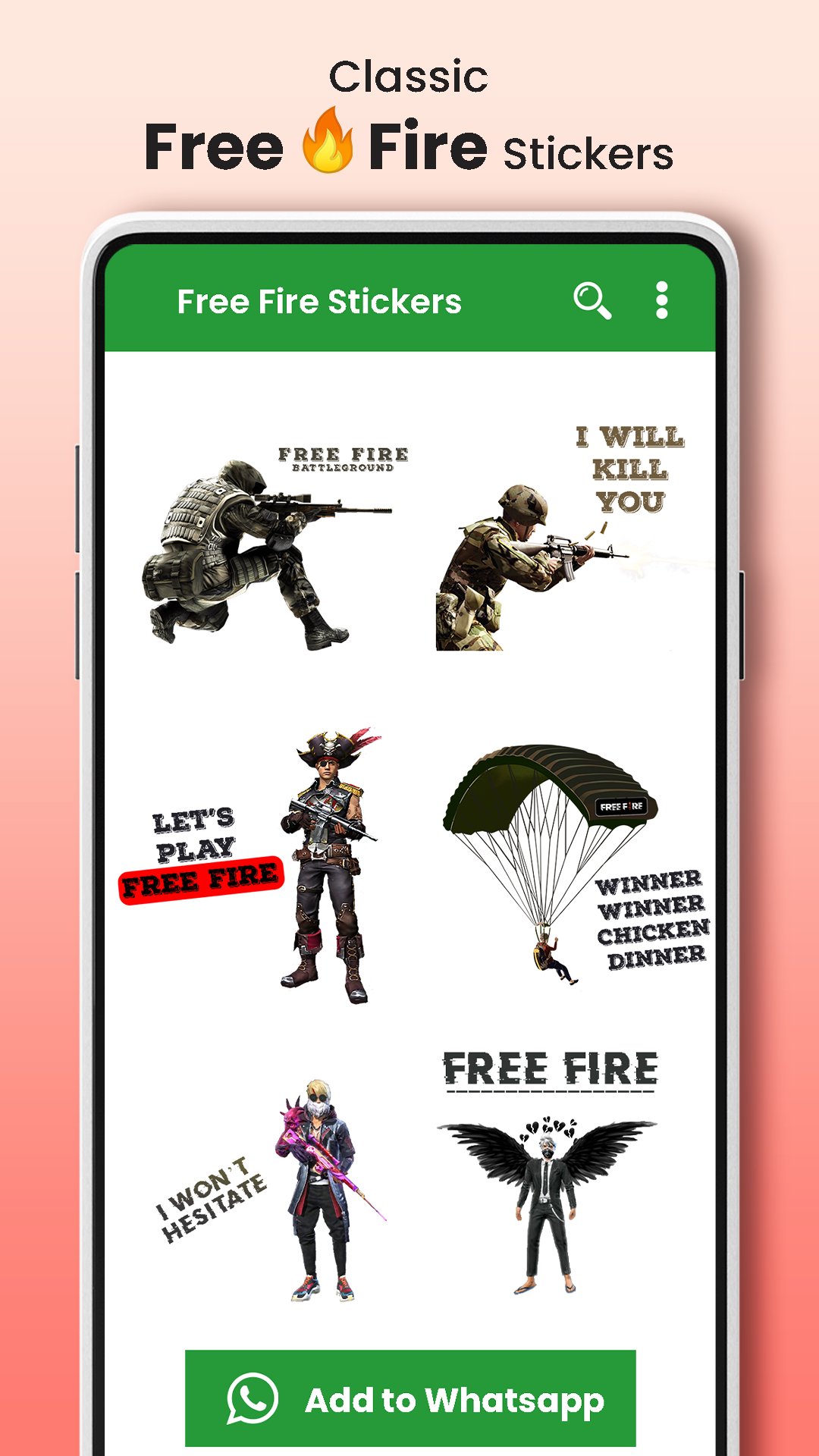 🔥 FF Stickers for Whatsapp 2020 – WAStickersapps安卓版应用APK下载