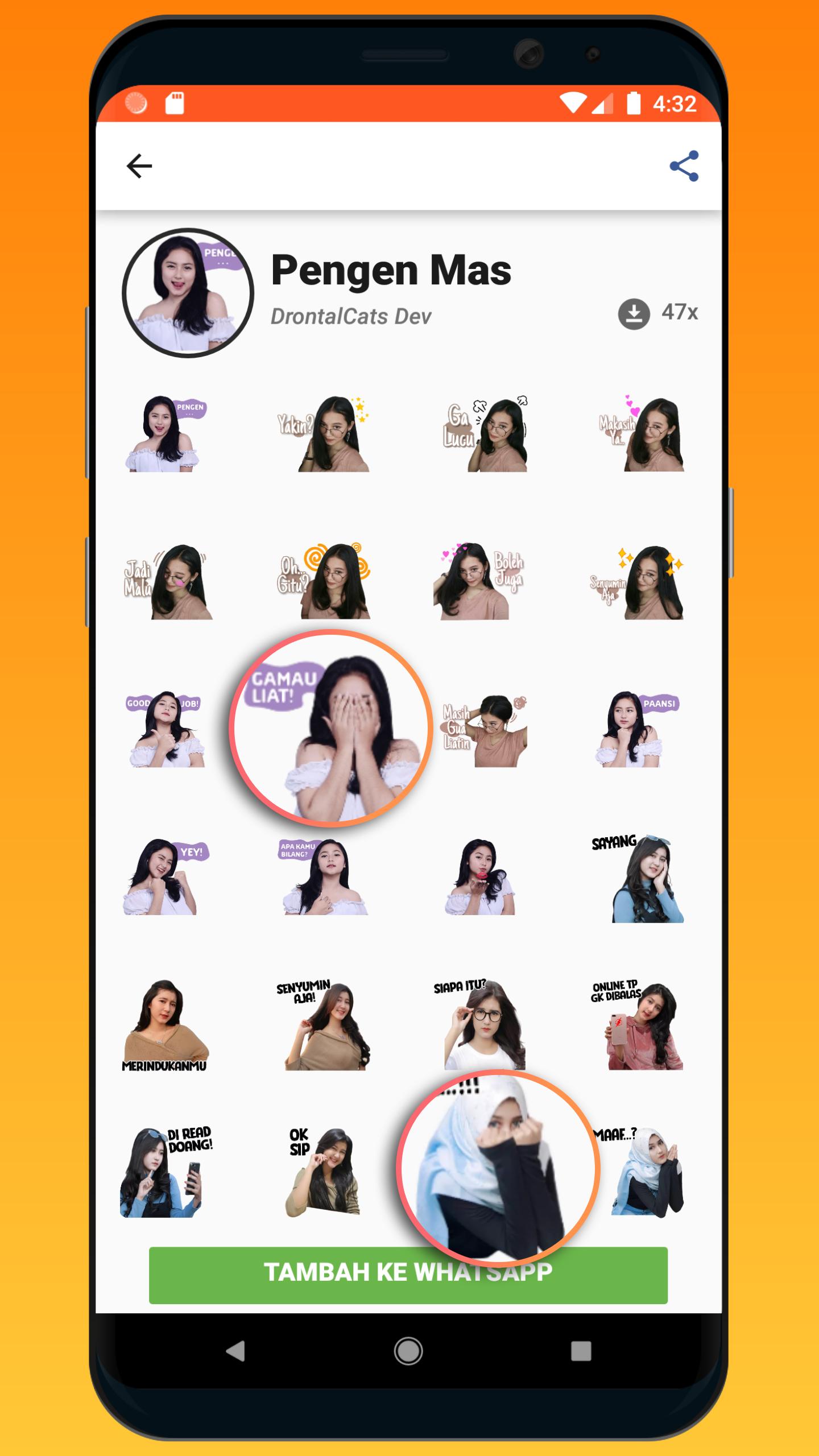 Stiker 18 For Whatsapp Messenger 18 Sticker Pack Apk For Android Download