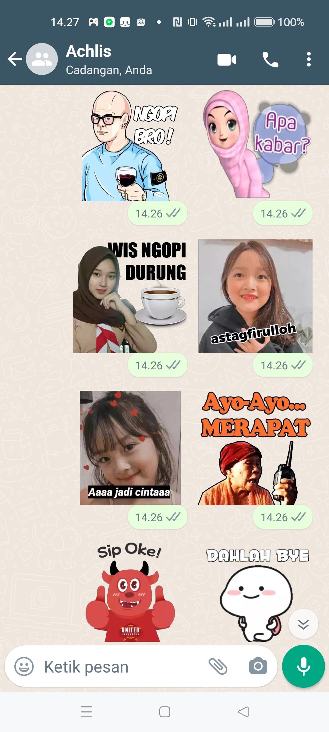 Stiker WA lucu Kocak Indonesia APK do pobrania na Androida