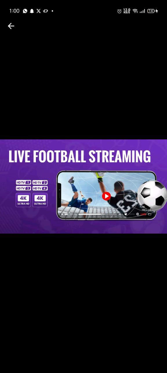 Download Premium Live Football Streams Latest Version 5.0 Android APK File