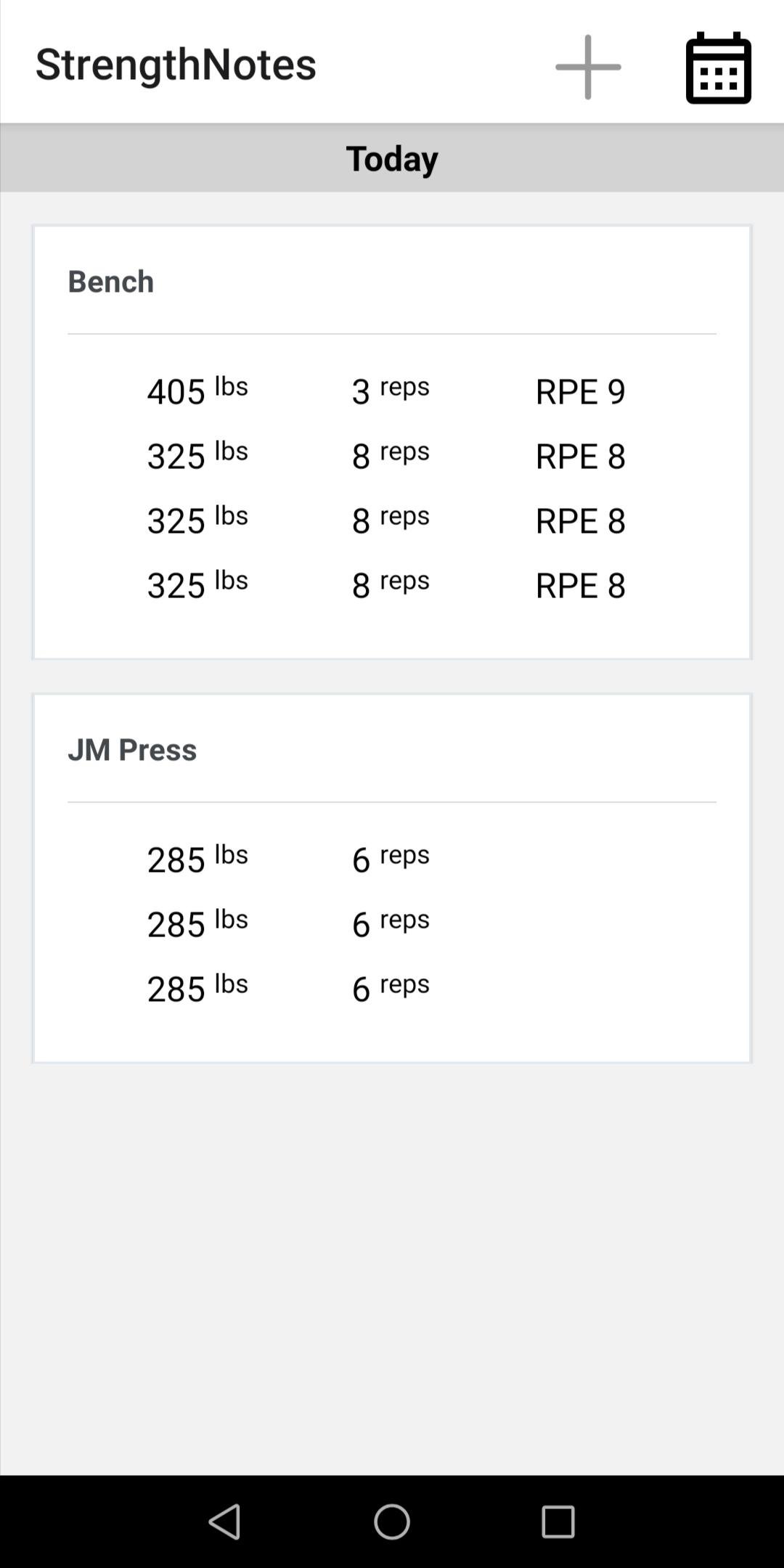 Strength Notes - Complete strength training app APK for Android Download