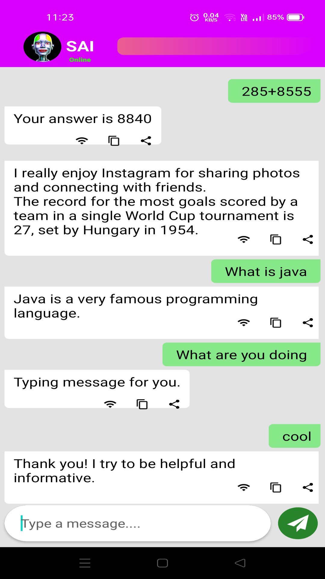 SAI - An Offline Chatbot APK for Android Download