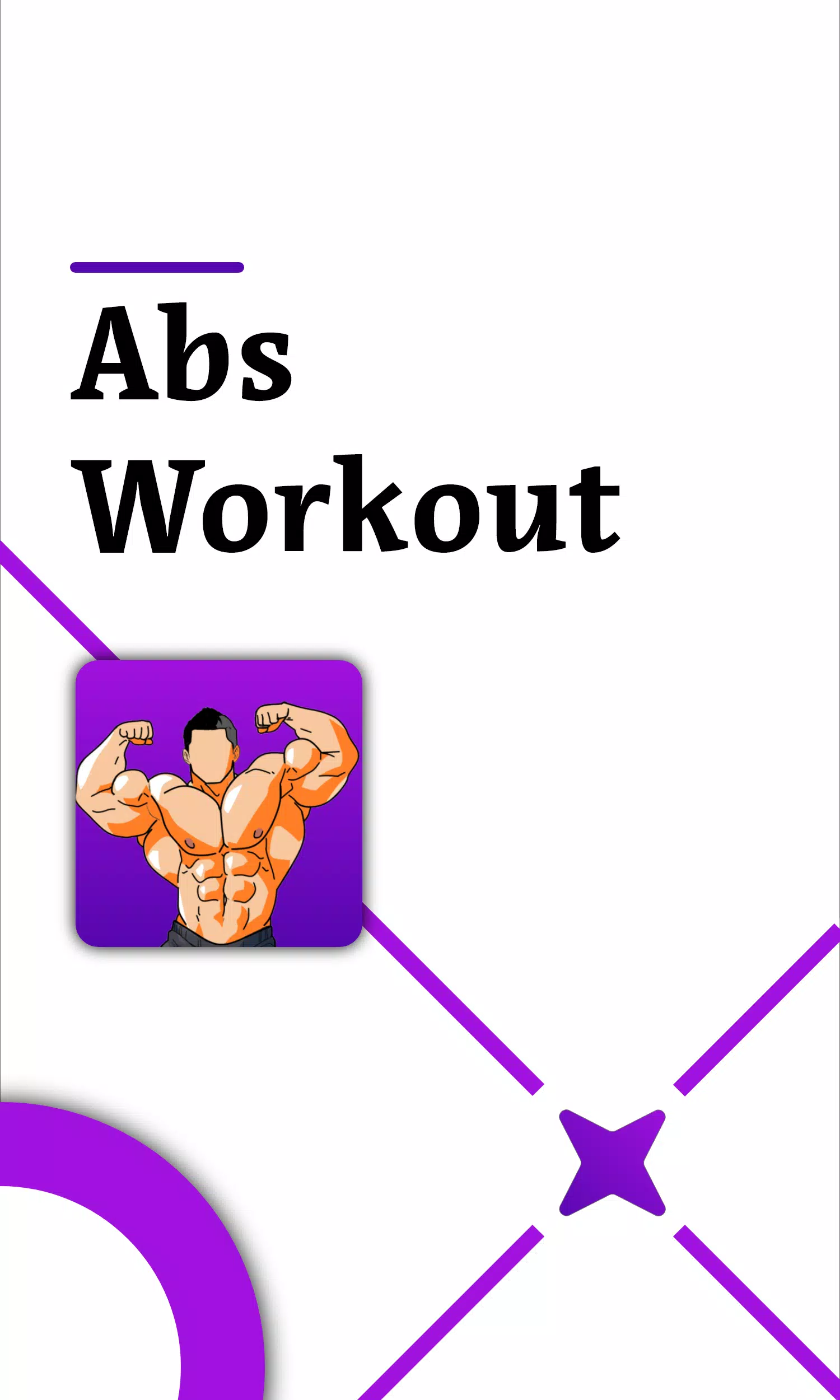 Abdominal Workout Poster