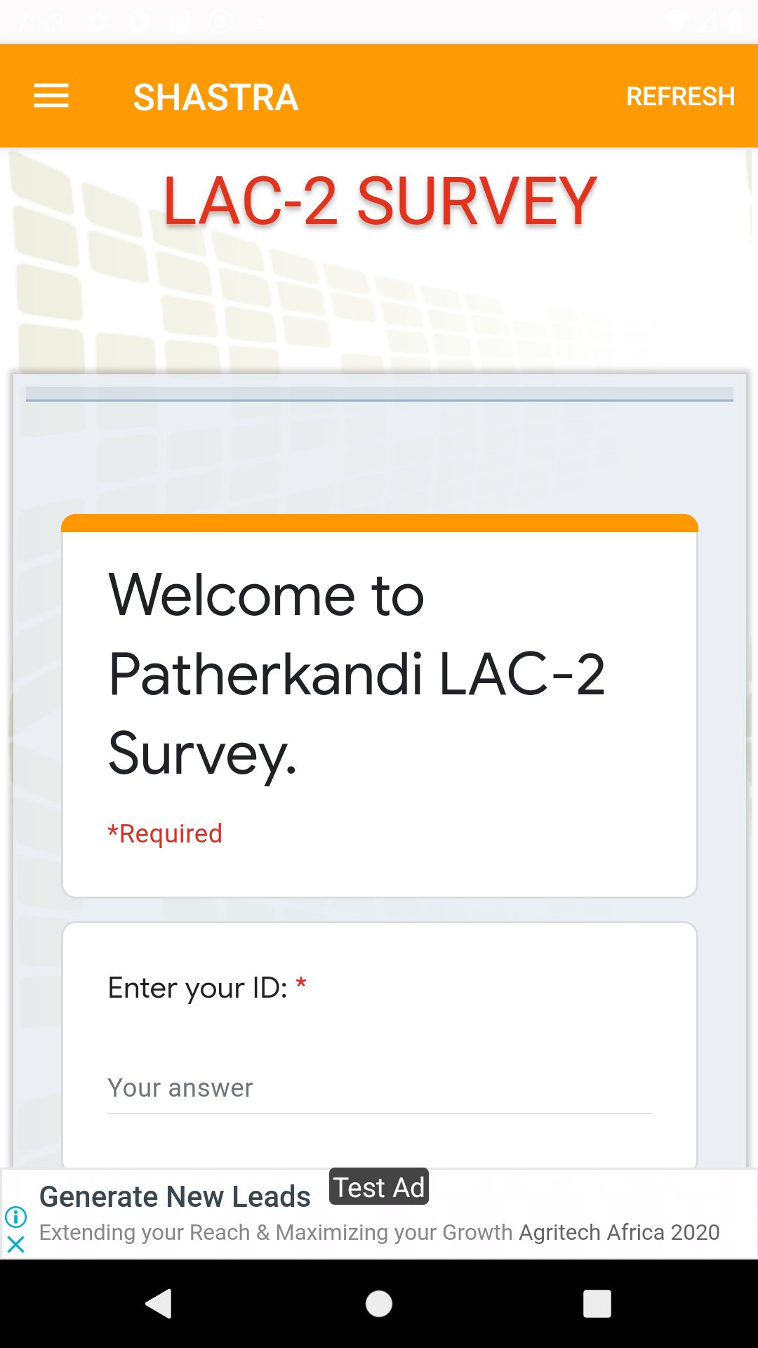 SHASTRA - Patherkandi LAC-2 Survey App. APK for Android Download