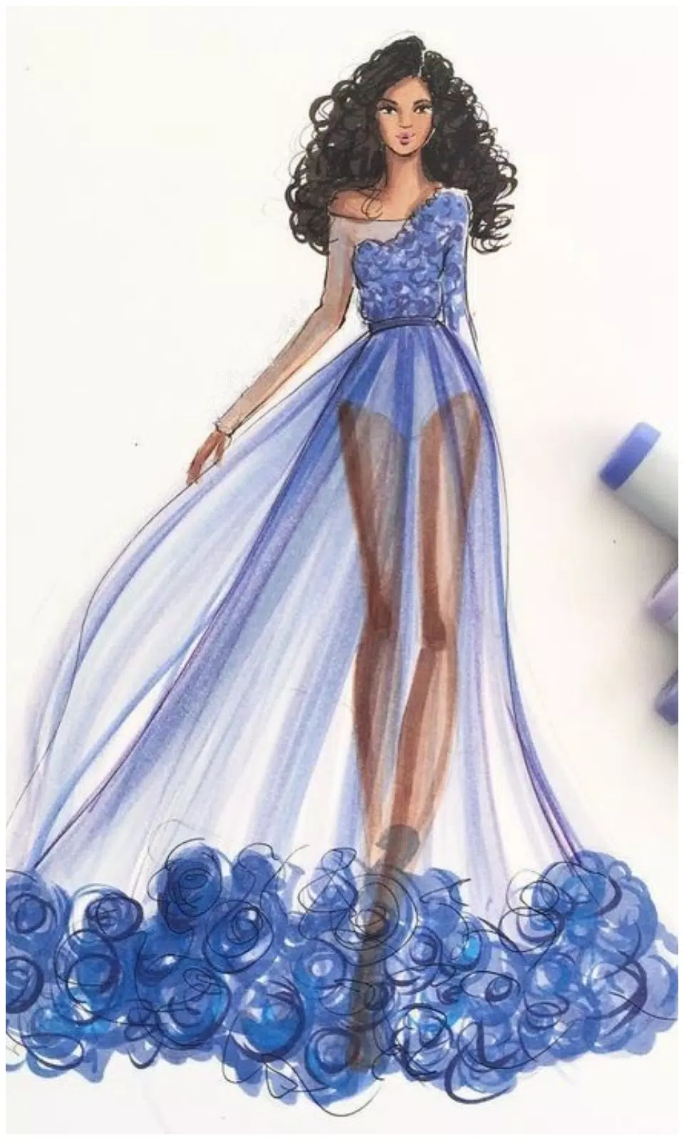 How To Draw Prom Dresses Step By Step