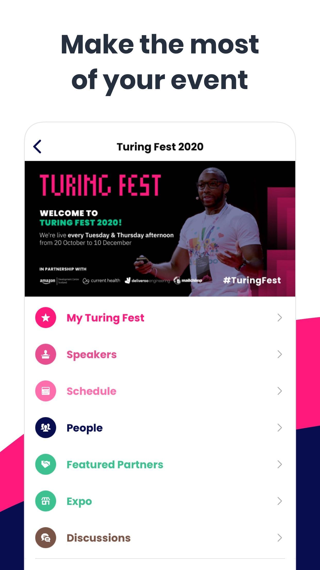 Descarga de APK de Turing Fest 2020 para Android Descarga de APK de Turing Fest 2020 para Android