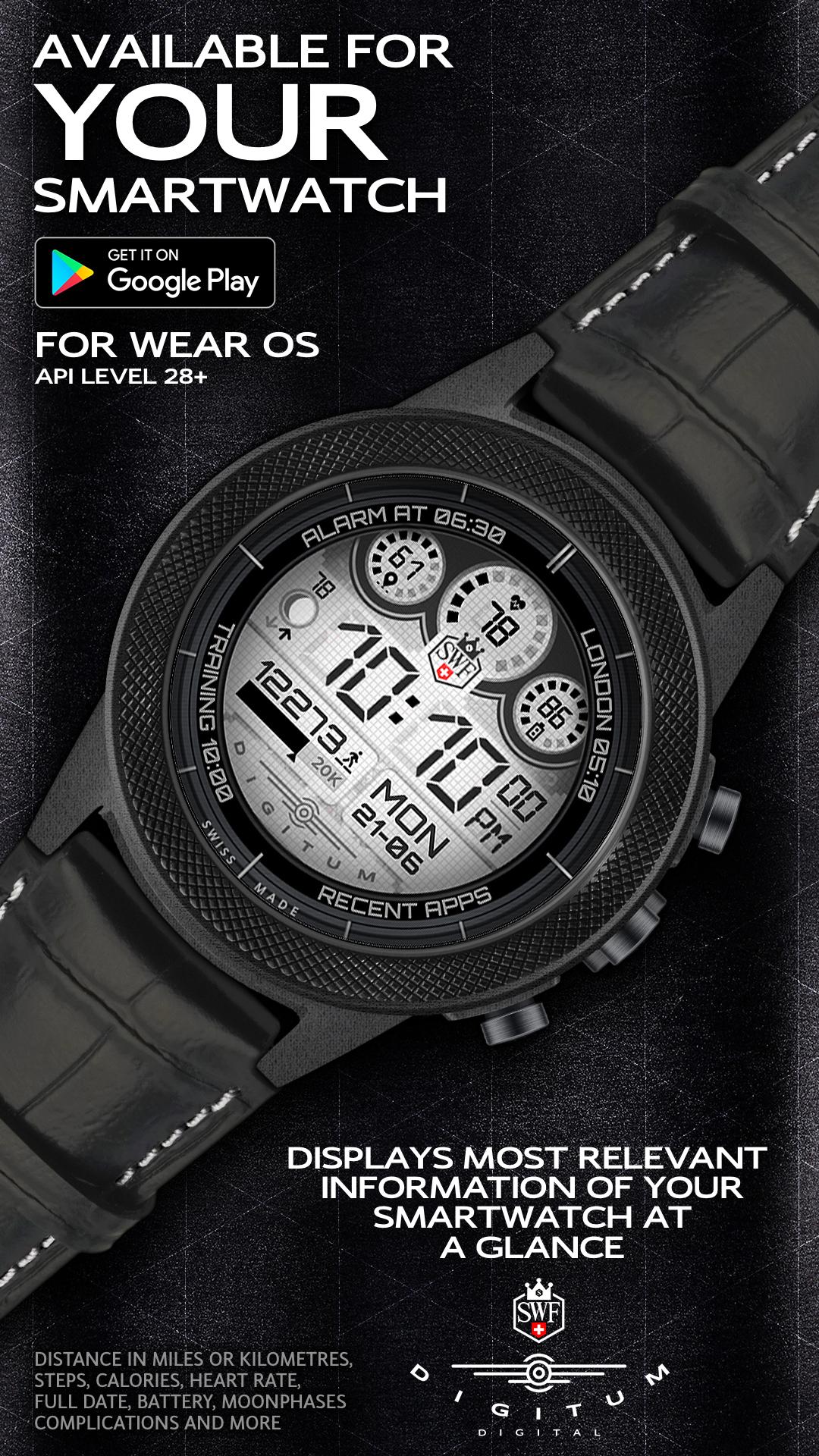 SWF Digitum Digital Watch Face Latest Version for Android SWF Digitum Digital Watch Face Latest Version for Android