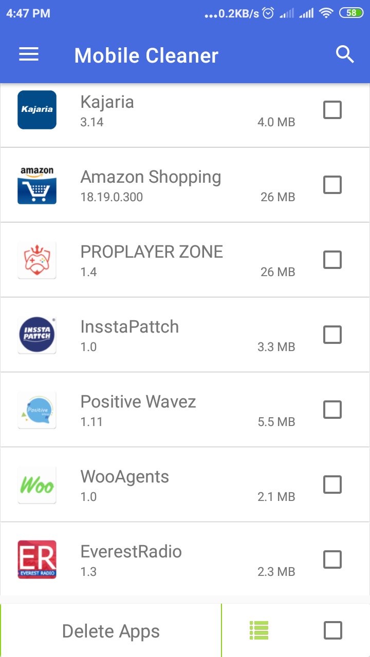 Descargar Mobile Cleaner APK Última Versión 1.1 para Android
