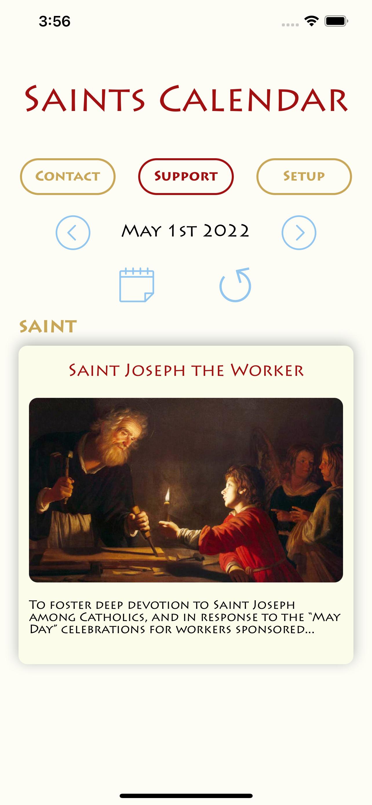 Catholic Saints Calendar Plus أحدث إصدار 2.5.5 للأندرويد Catholic Saints Calendar Plus أحدث إصدار 2.5.5 للأندرويد