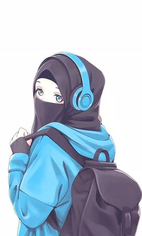 100 Wallpaper Anime Girl Hijab Images Myweb
