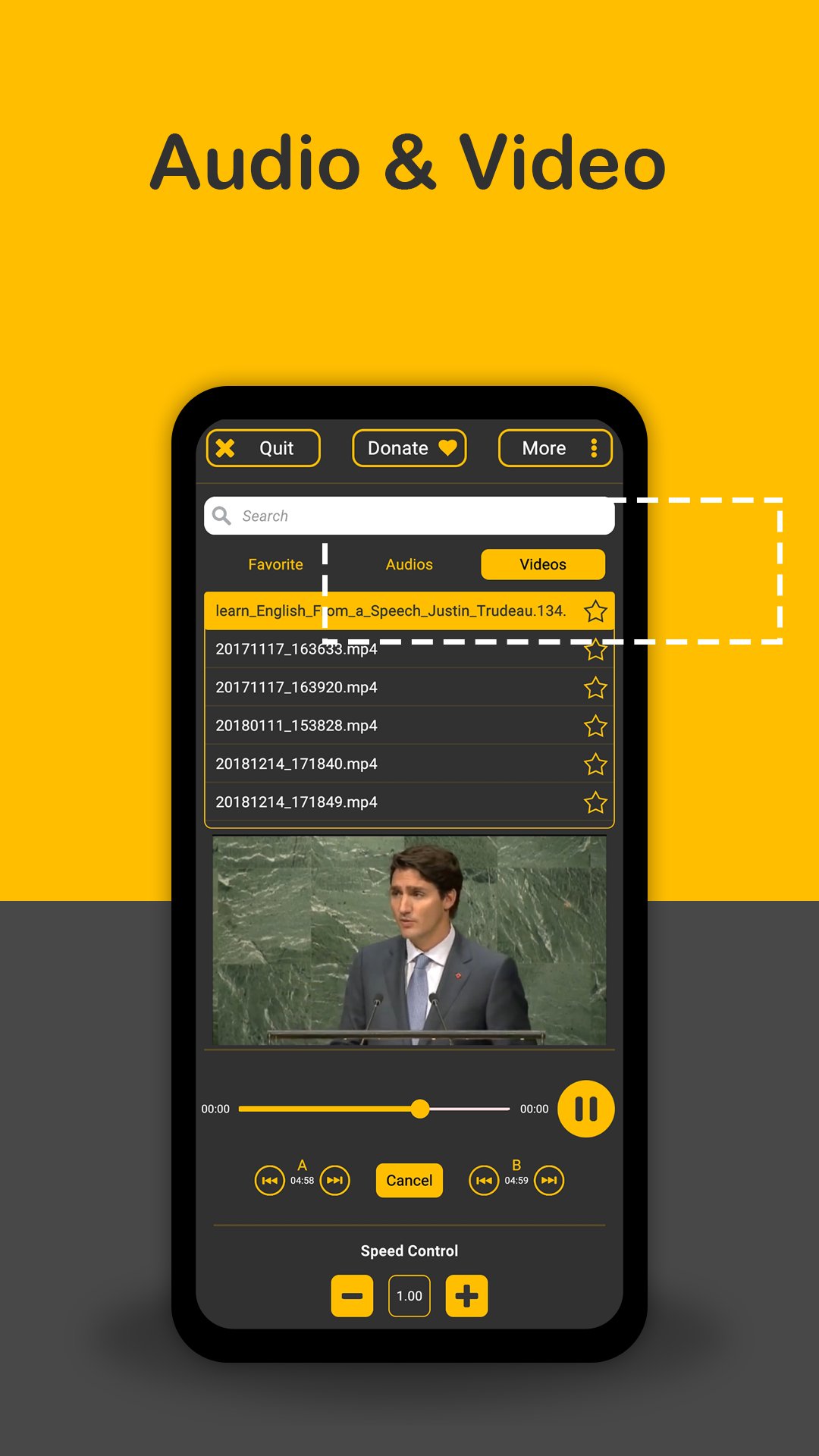 AB Repeat Video Player - Audio Looper and Repeater APK for Android Download