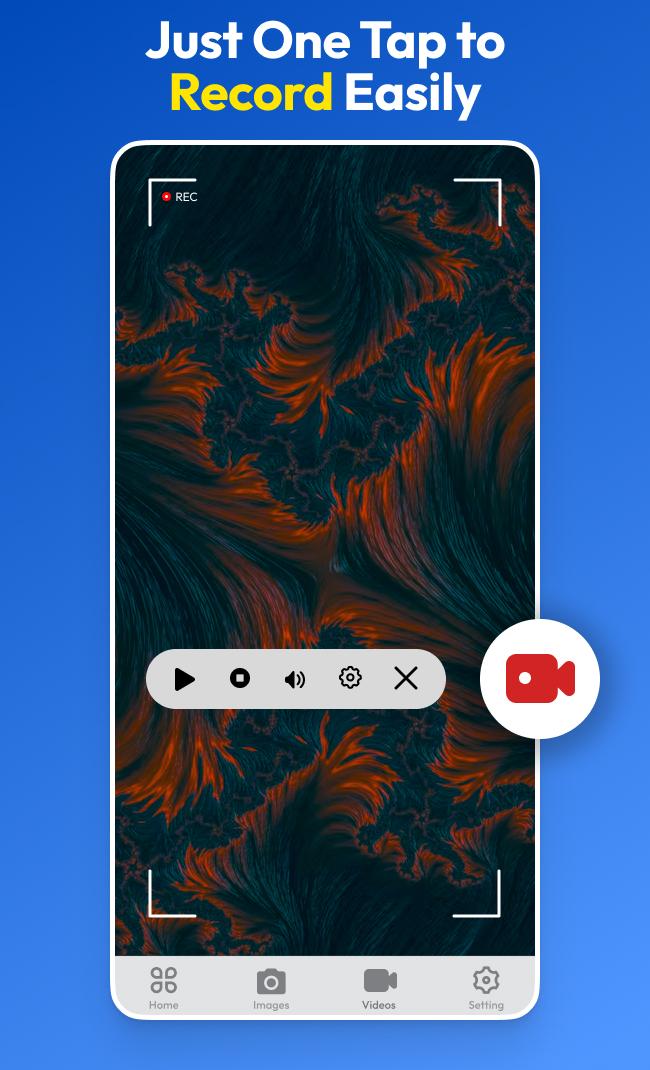 Record Screen Capture Screen Apk برای دانلود اندروید
