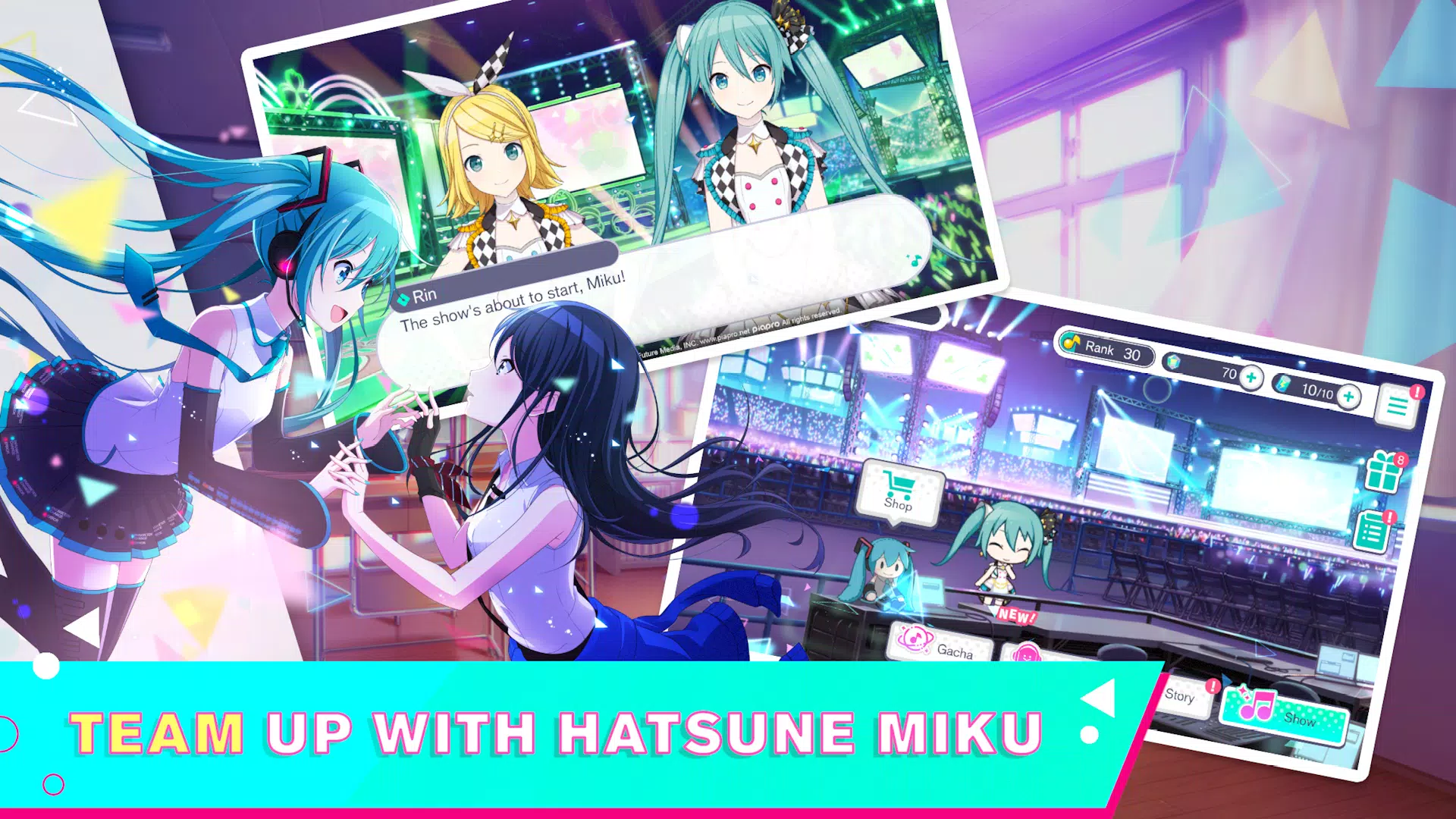 Hatsune Miku On Stage
