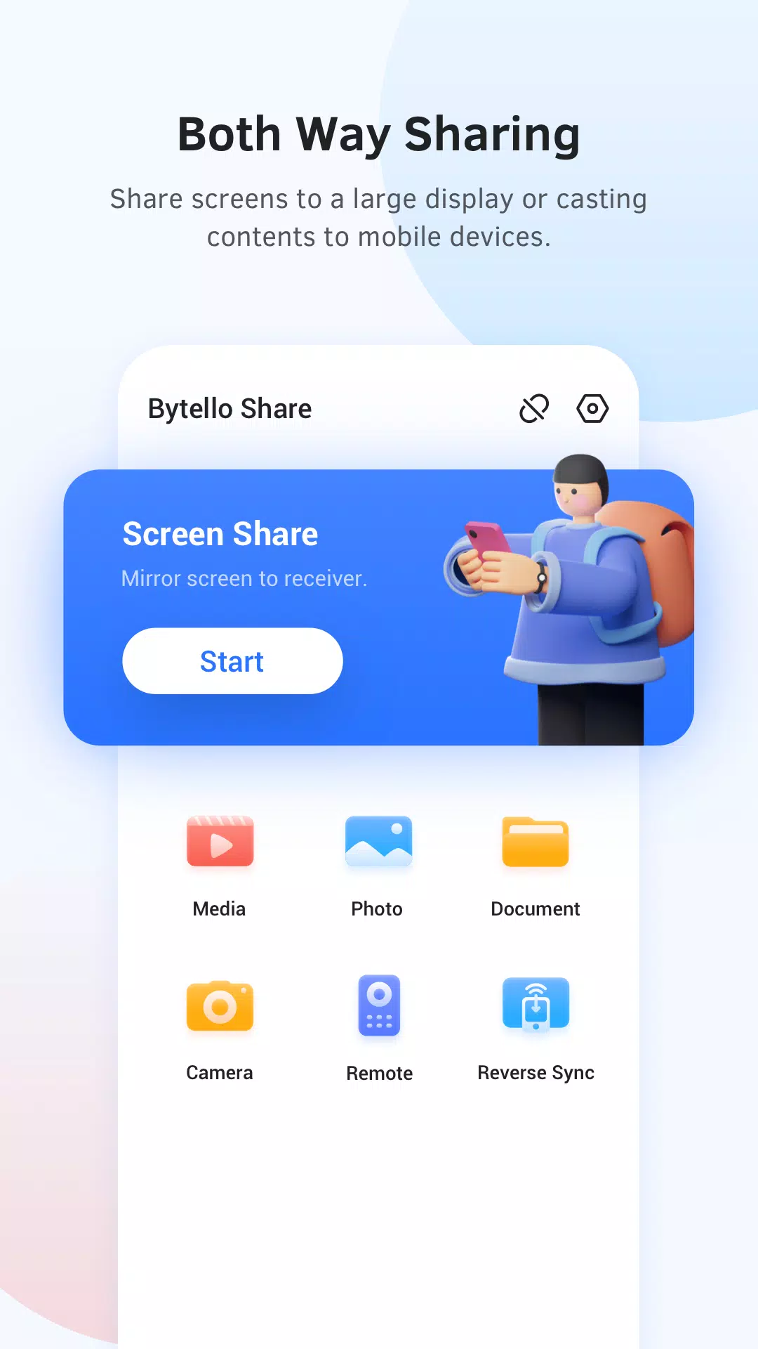 Scarica Bytello Share(ScreenShare Pro) APK per Android - Ultima Versione