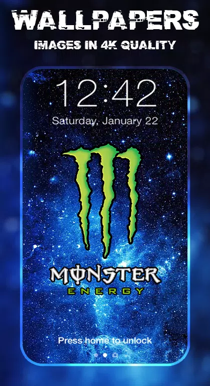 Blue Monster Energy Wallpaper Hd