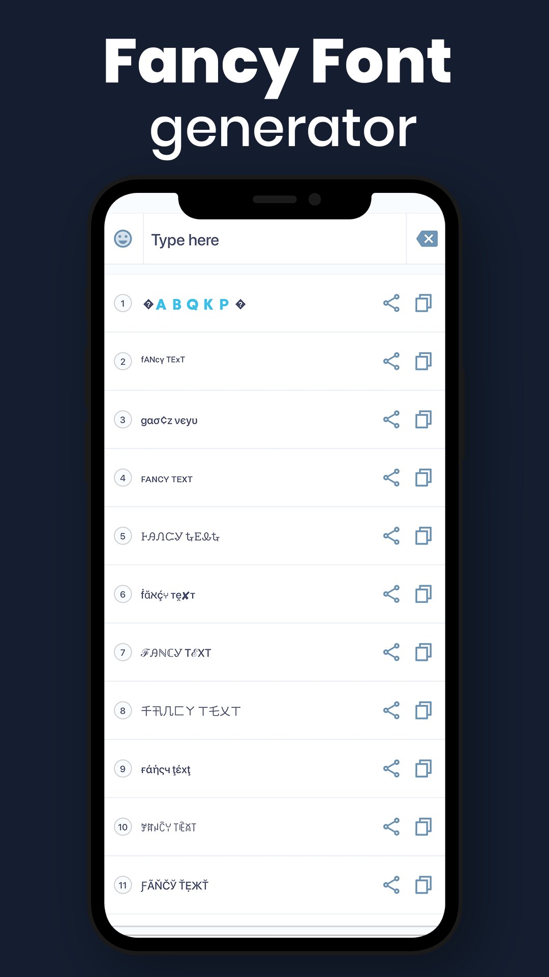 Fancy text - cool fonts, nickname generator APK for Android Download