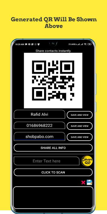 Qr Share A Smart Contact Sharingqr Code Generator Apk For Android Download