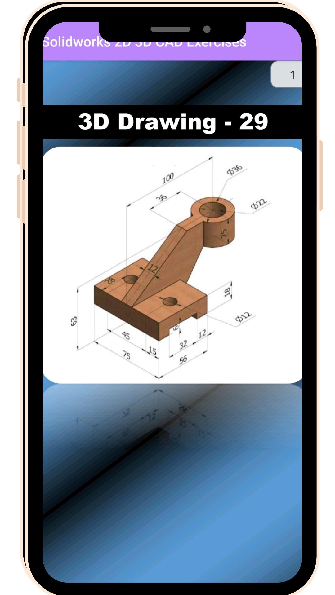 Solidworks 2d 3d Cad Exercises Apk For Android Download