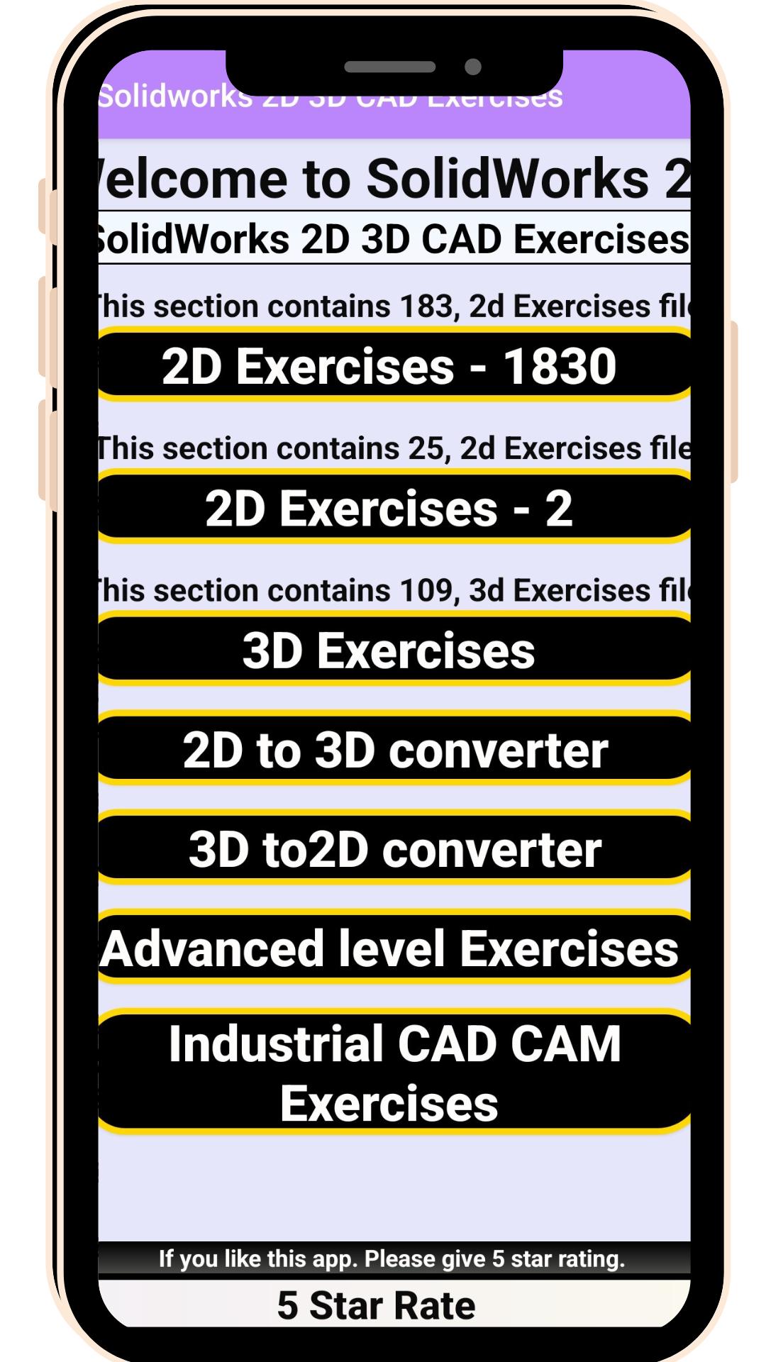 Solidworks 2d 3d Cad Exercises Apk For Android Download