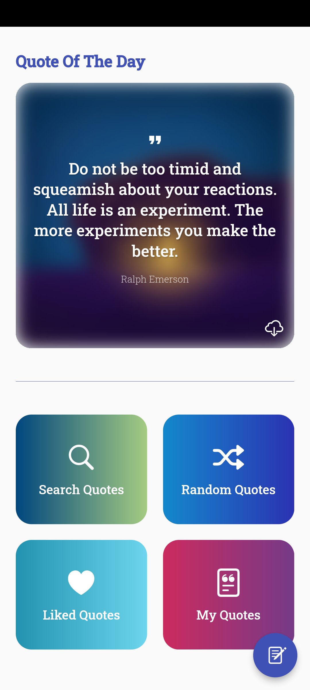 Download do APK de Quoter - Inspirational Quotes para Android