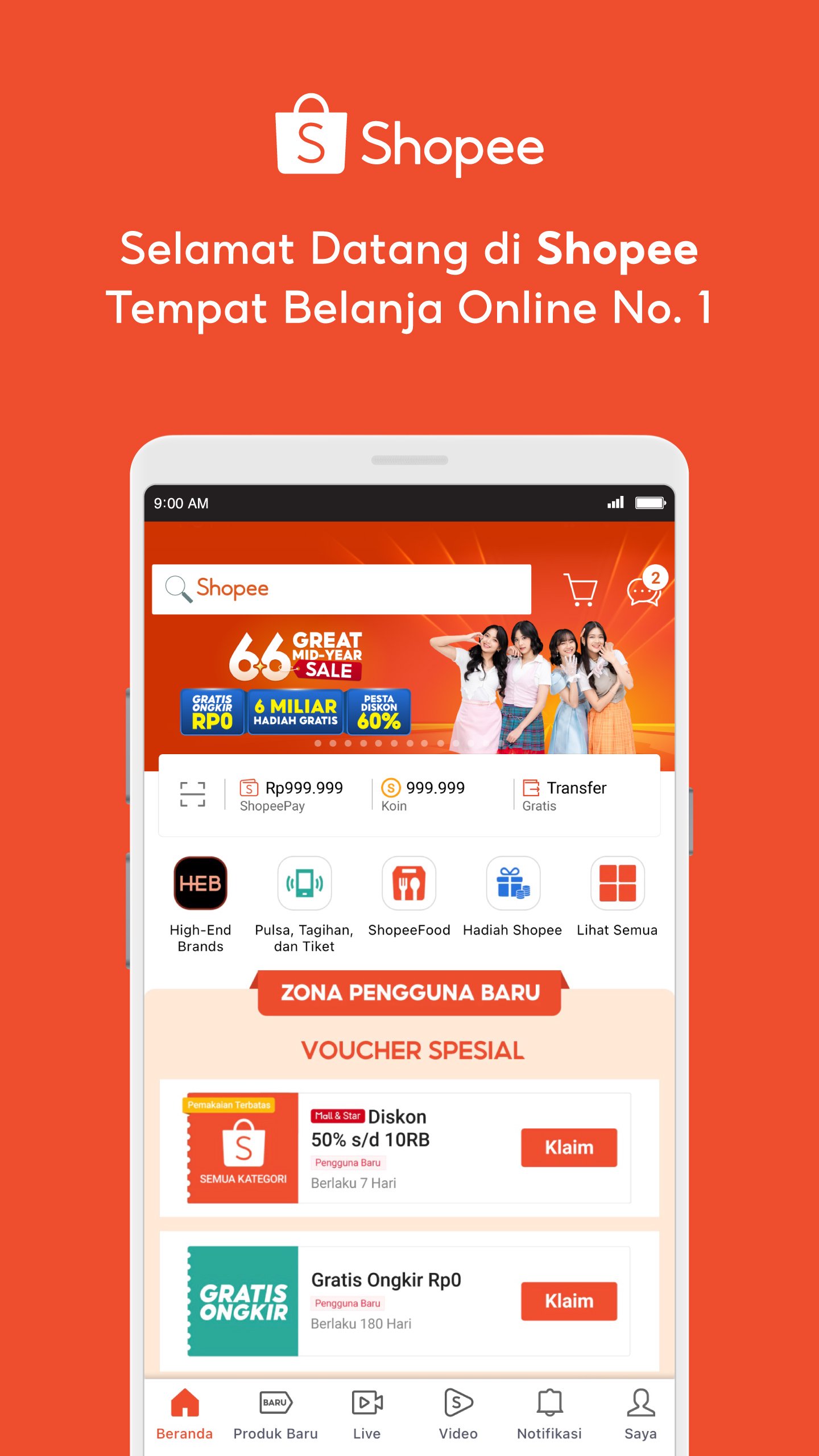 下载Shopee 6.6 Great Mid-Year 3.27.09安卓版最新版本APK