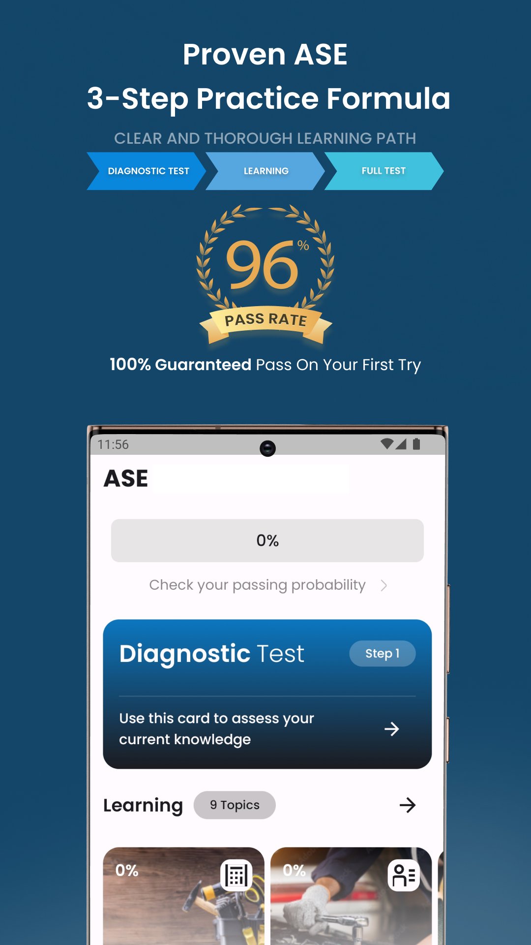 Download do APK de ASE Series A Prep Test 2023 para Android