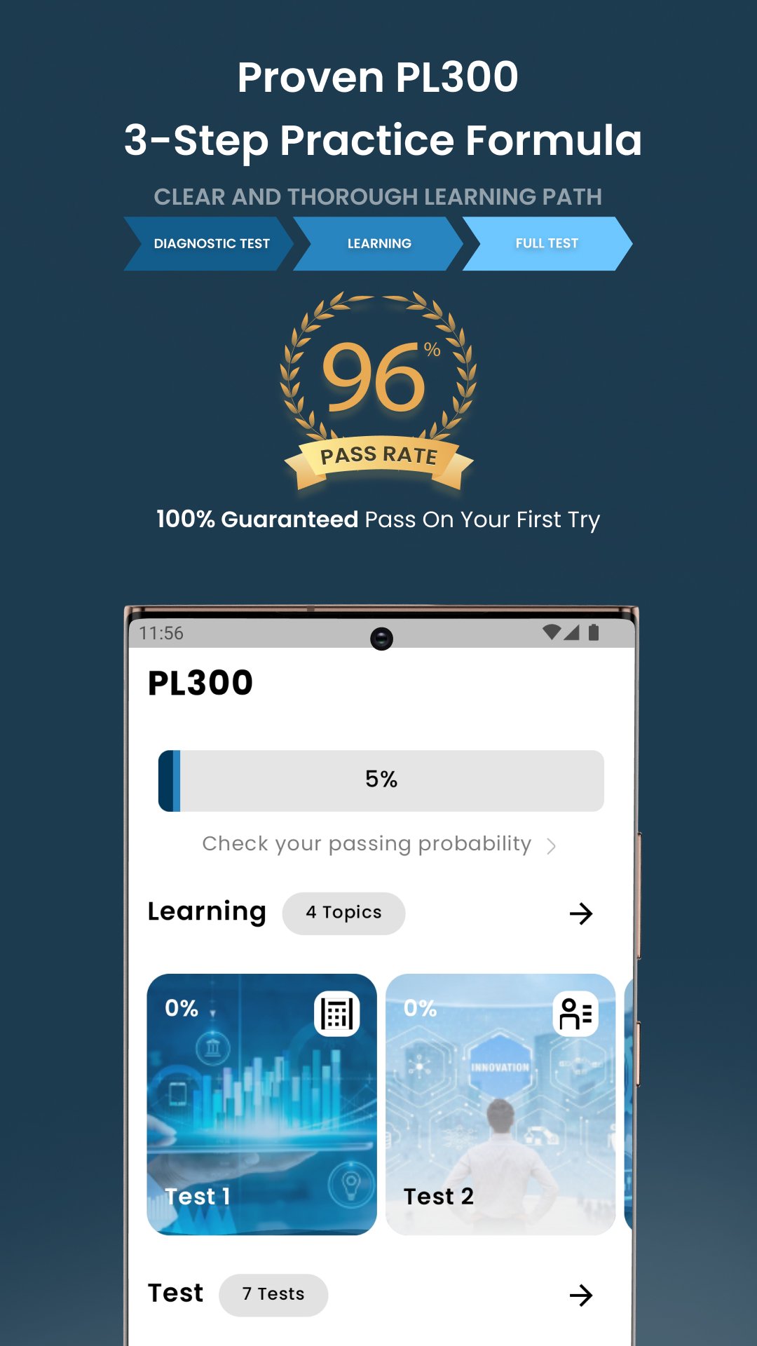 Tải xuống APK PL-300 Practice Test 2024 cho Android