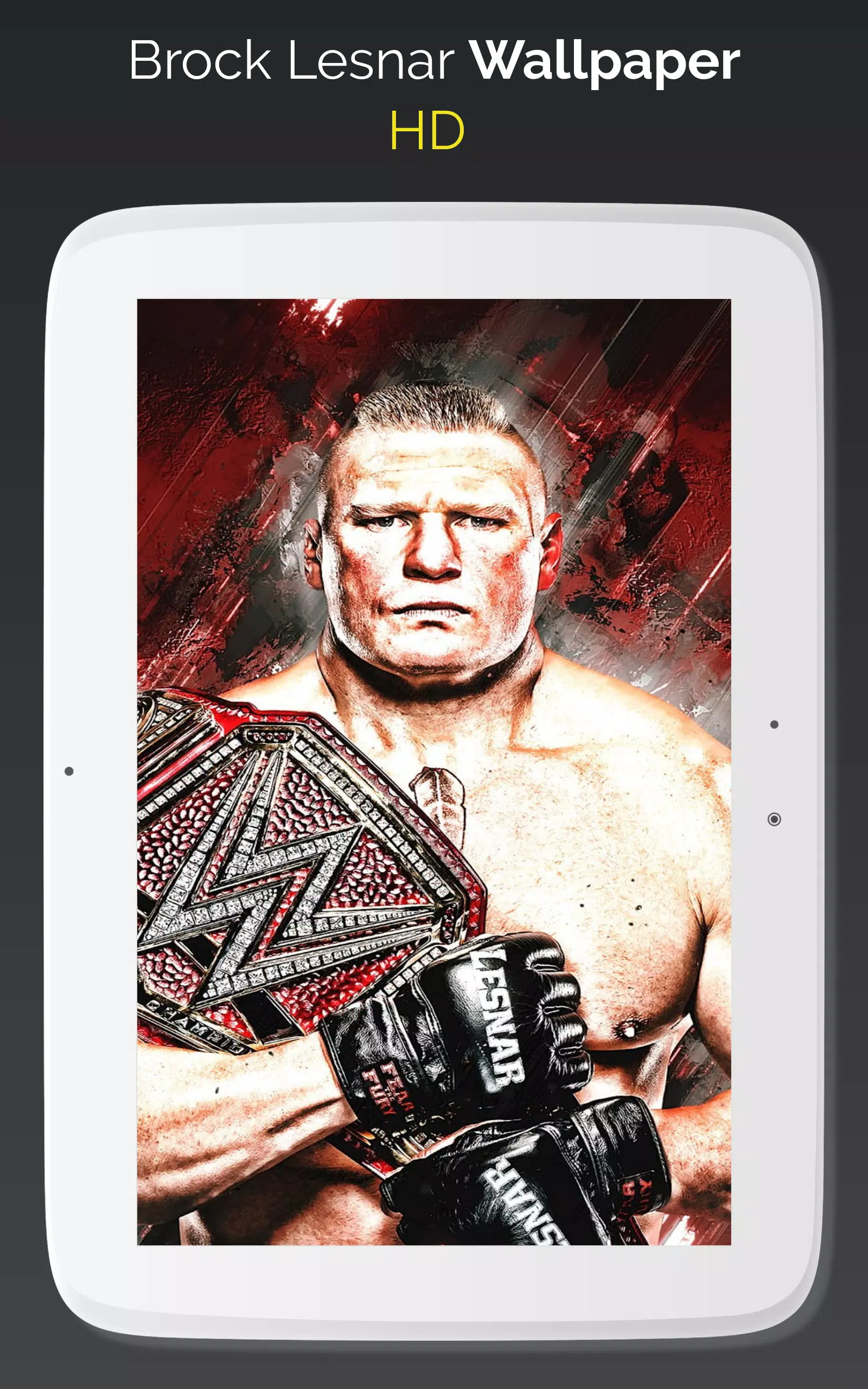 Brock Lesnar Fear The Fury Wallpaper