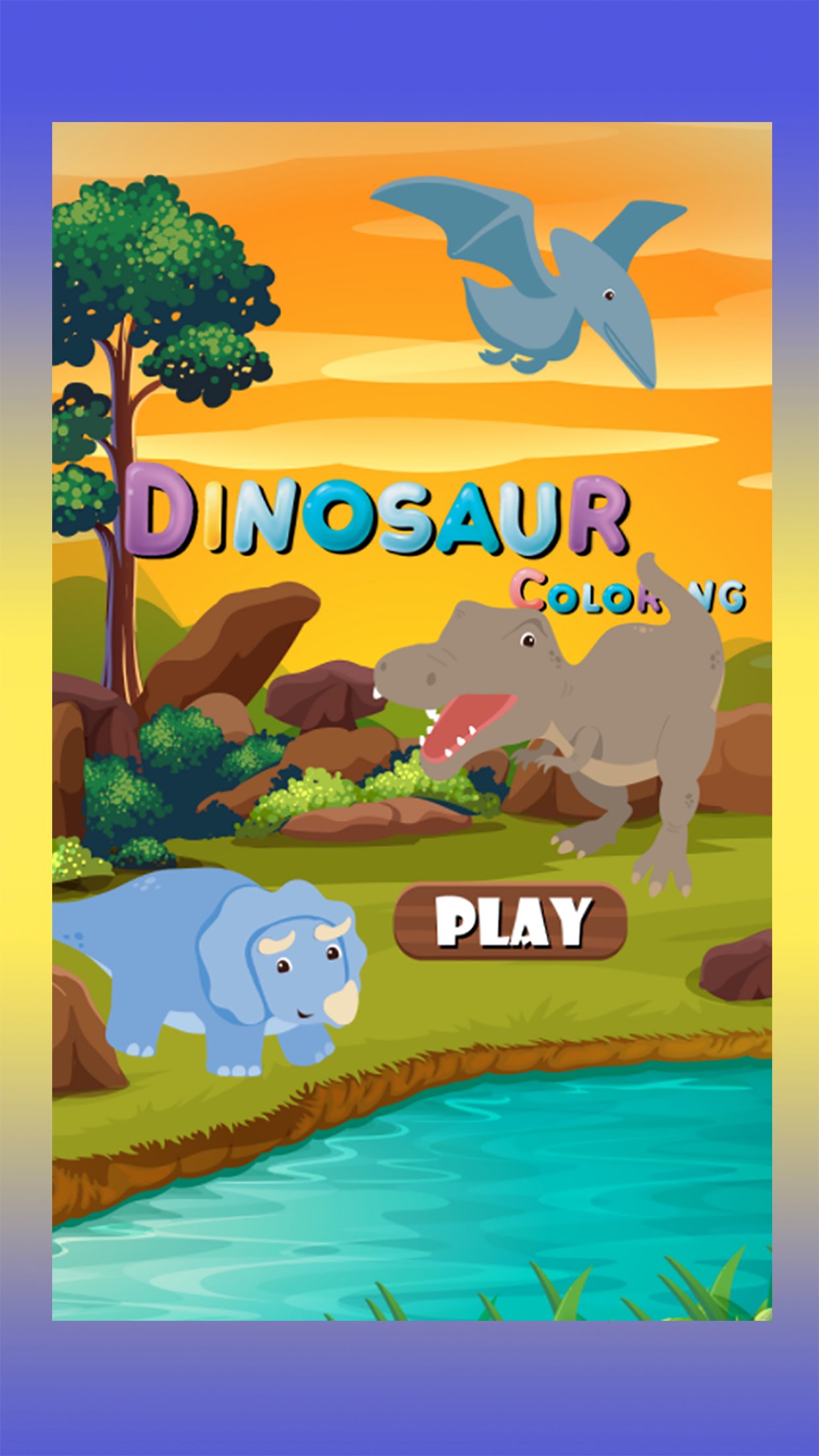 Toddler Dinosaur Coloring Games APK untuk Unduhan Android