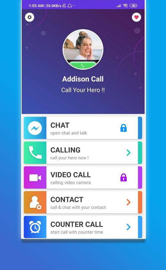 Fake 📱 Chat + video call (Simulation) APK for Android Download
