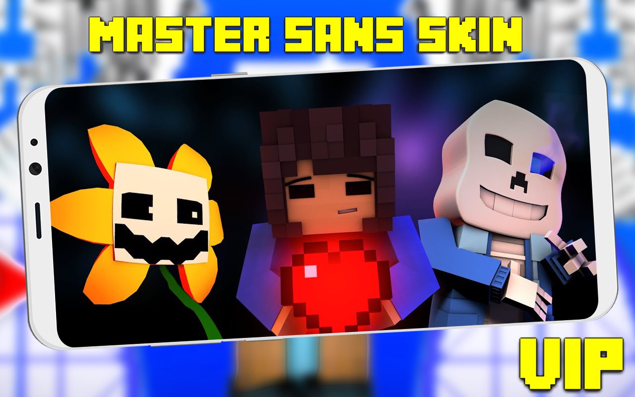 Skin Sans Undertale – Master Skin Minecraft 2021 APK for Android Download