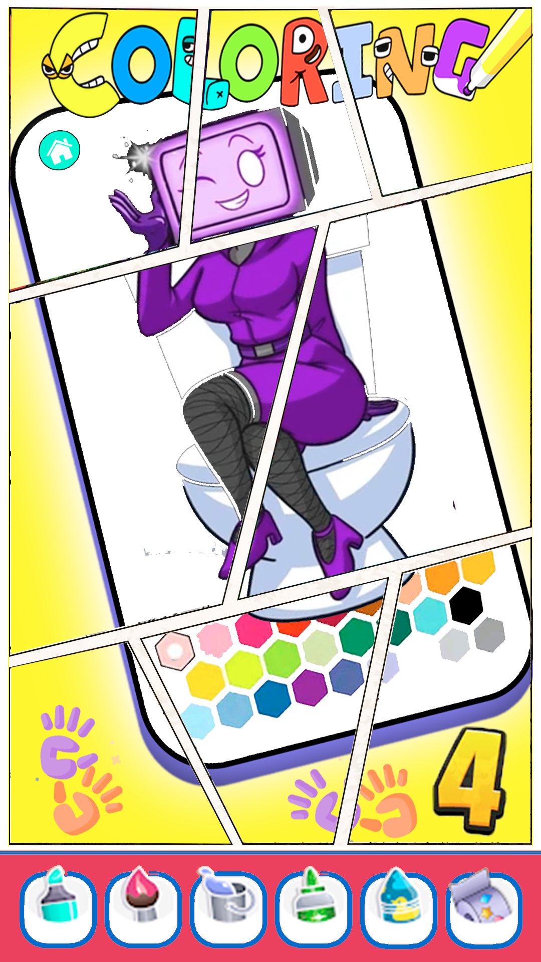 TV Woman Titan Toilet Coloring APK voor Android Download