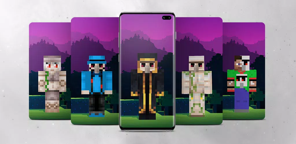 Minecraft Iron Golem Girl Skin