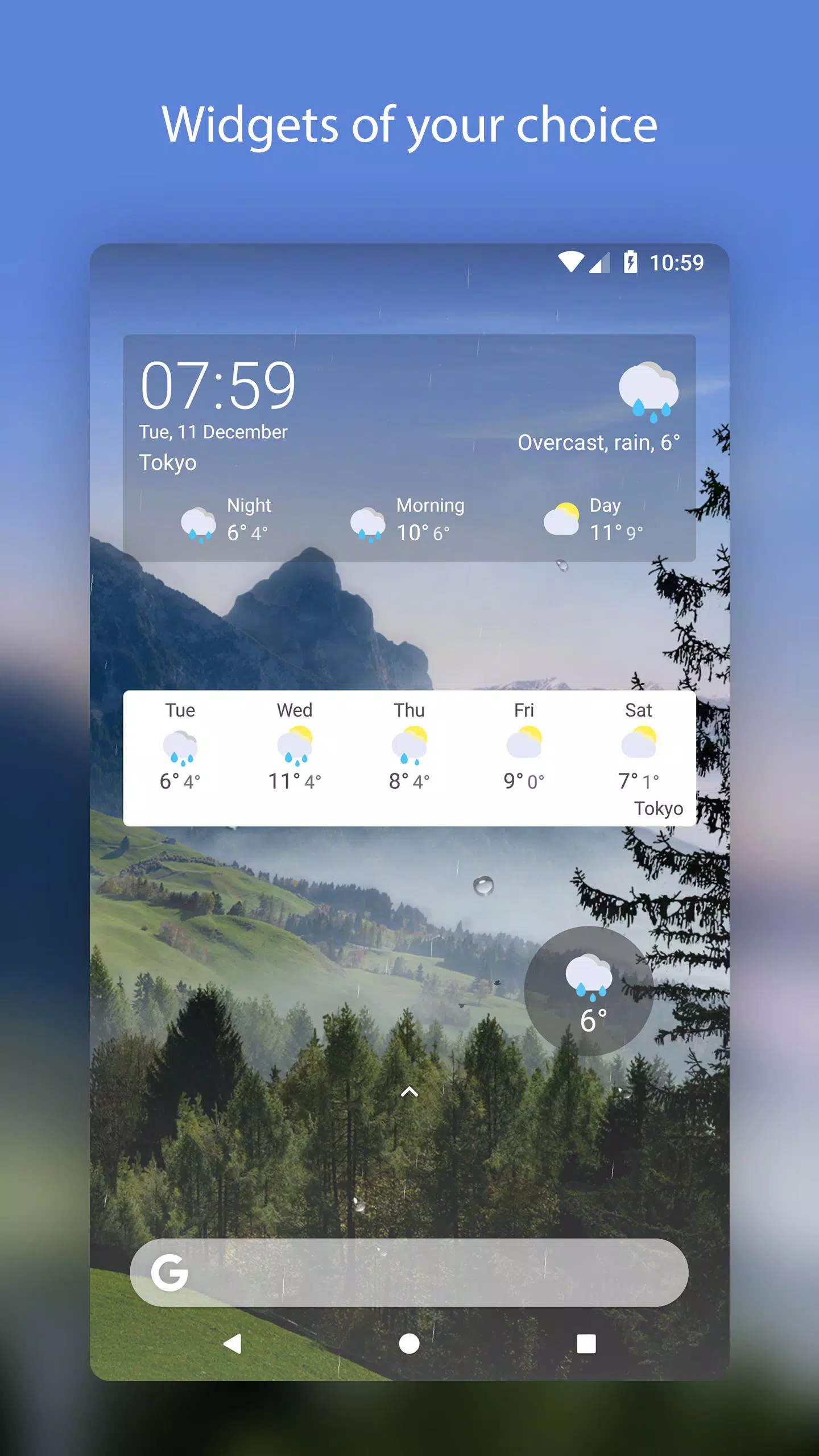 Weather Live Wallpaper Android