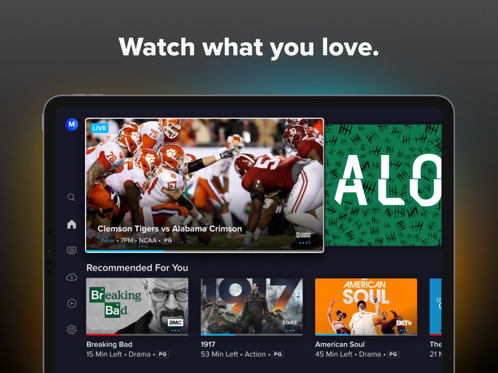 Sling: Live TV + Freestream for Android TV Download for Android TV Free ...