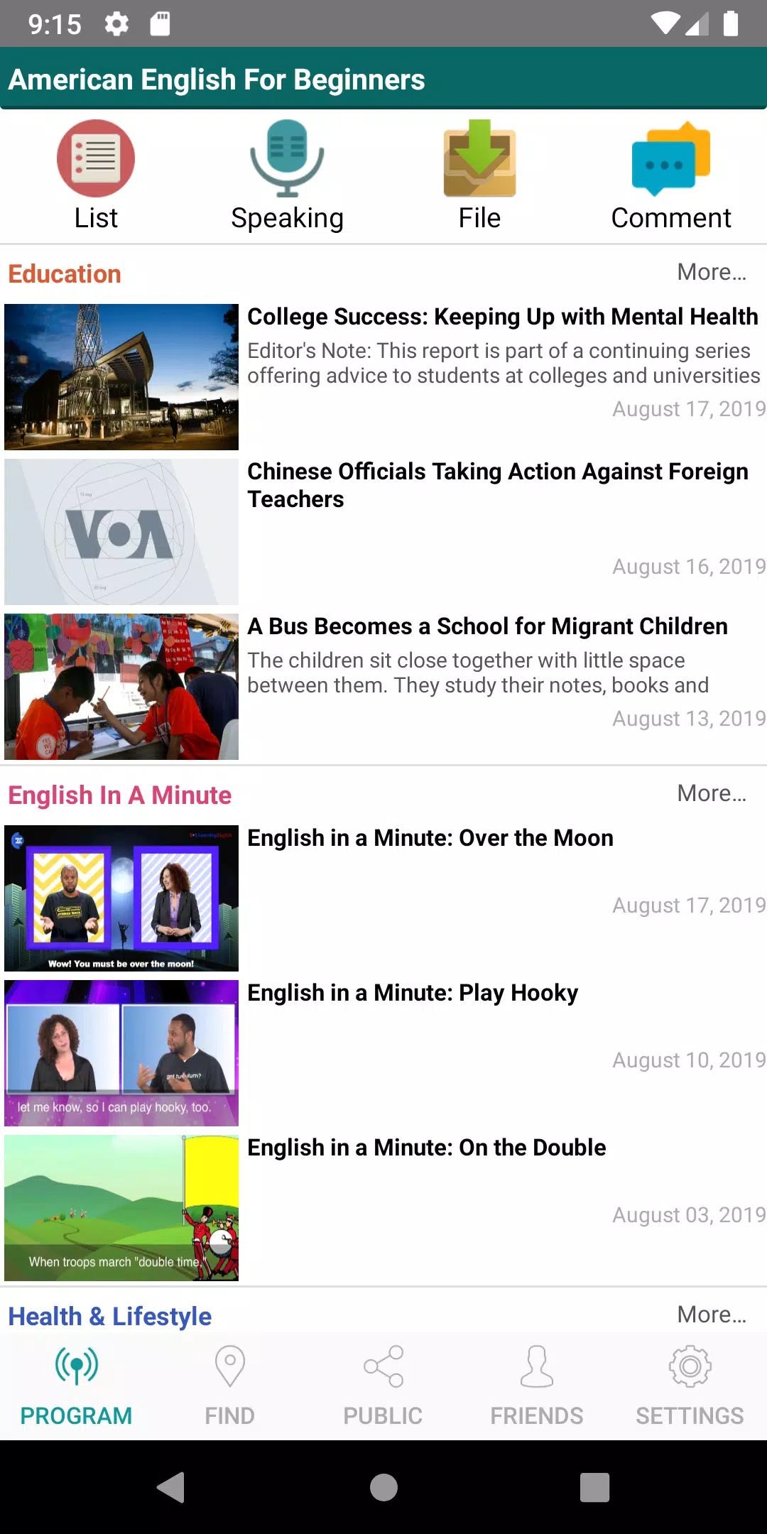 Voa English Teaching