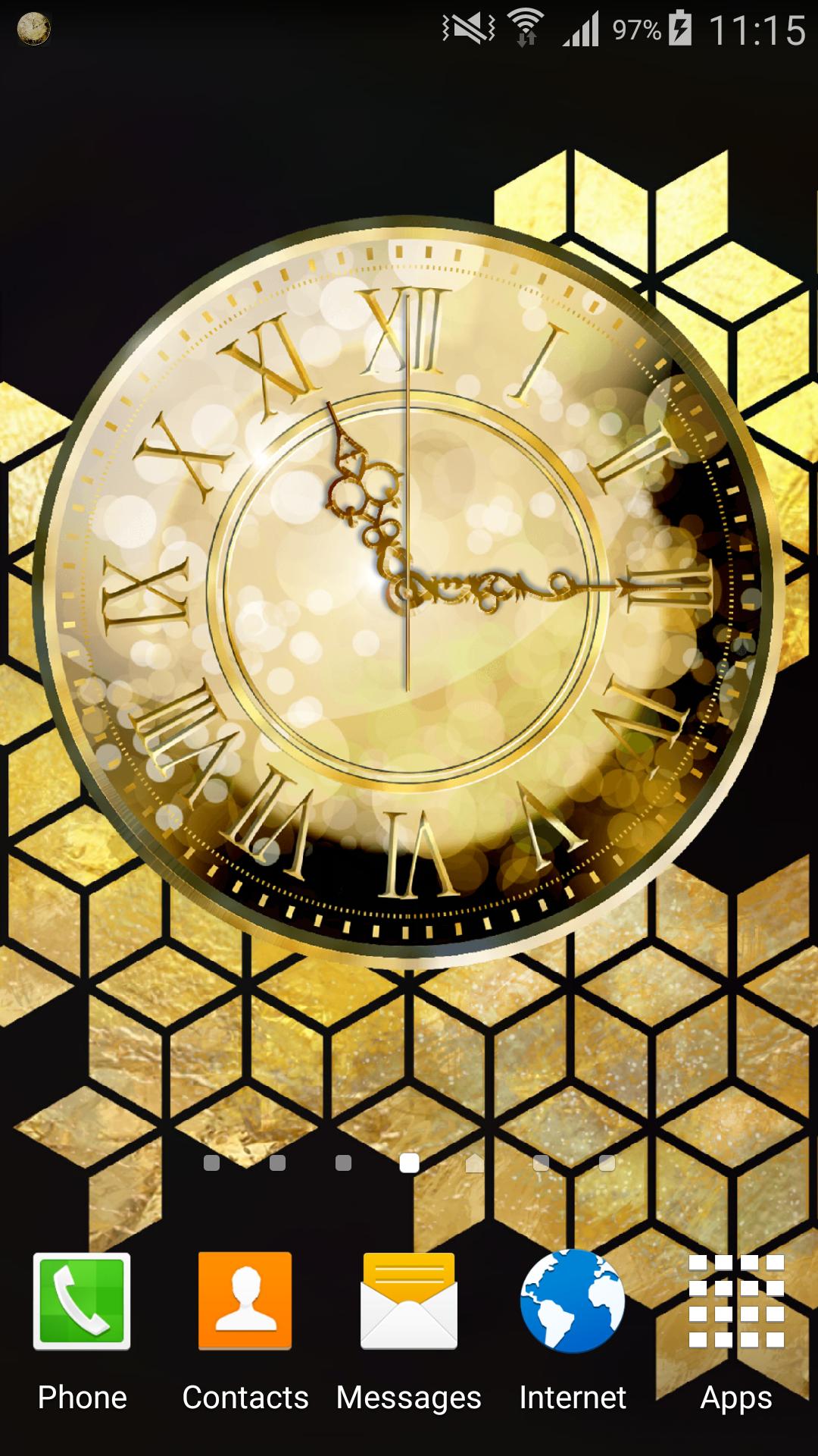 Gold Clock Widget Apk For Android Download