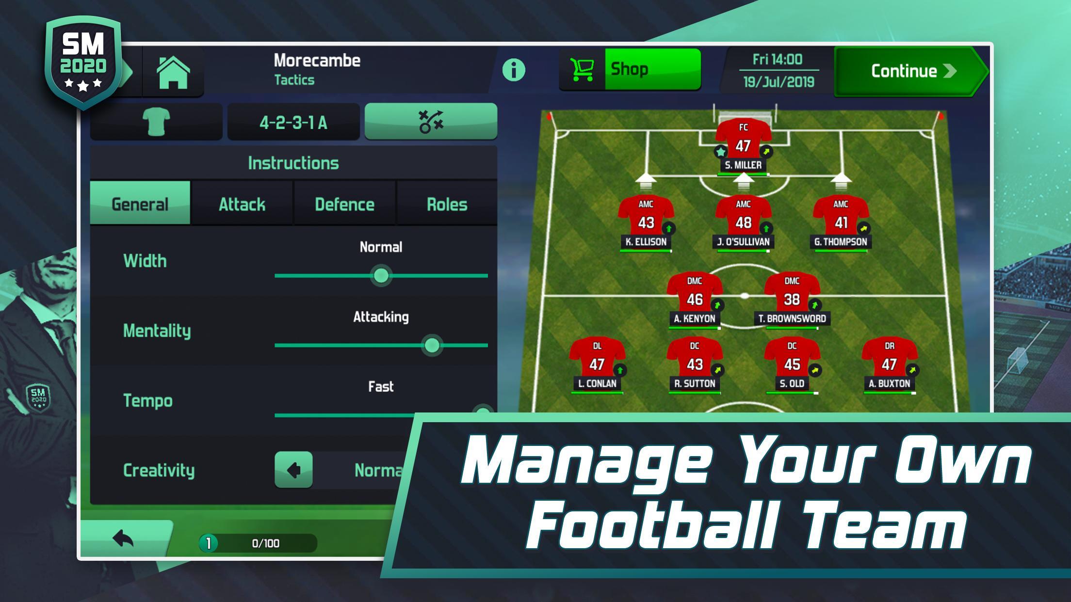 Soccer Manager 2020 Apk For Android Download 6882