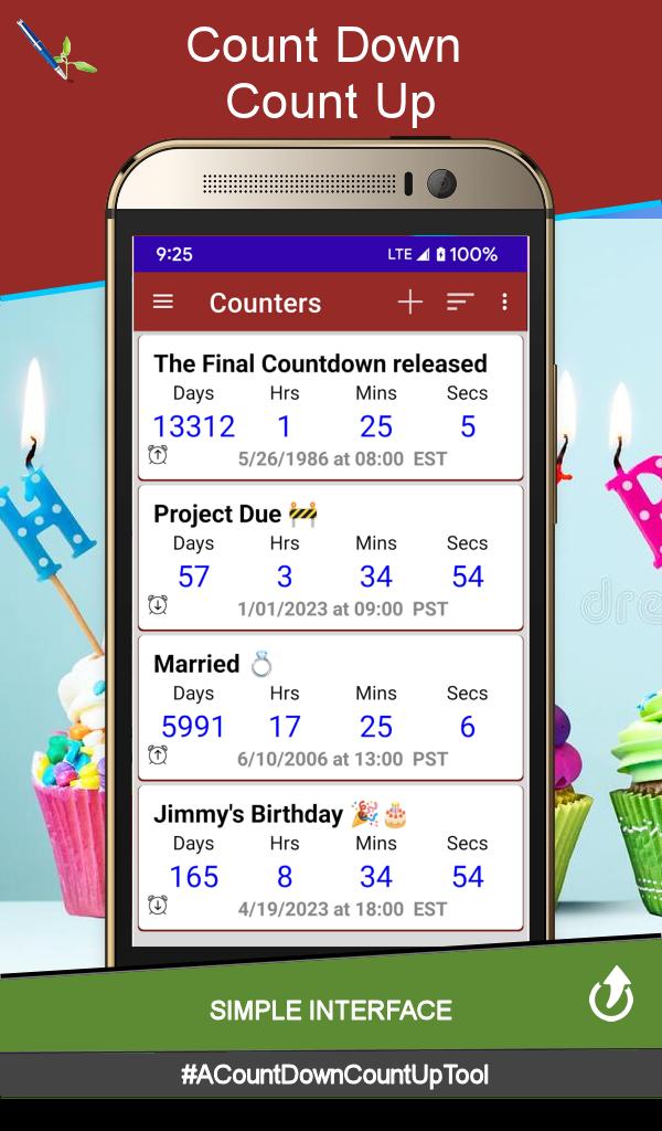 A Countdown Countup Tool Latest Version 105 For Android