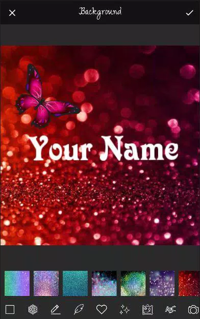 Glitter Text Names